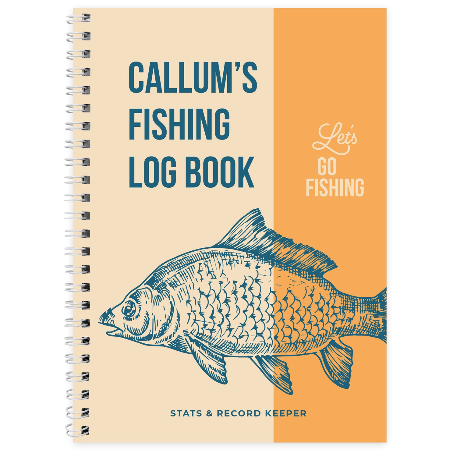 Personalised A5 Fishing Log Book – Julian Charles Home