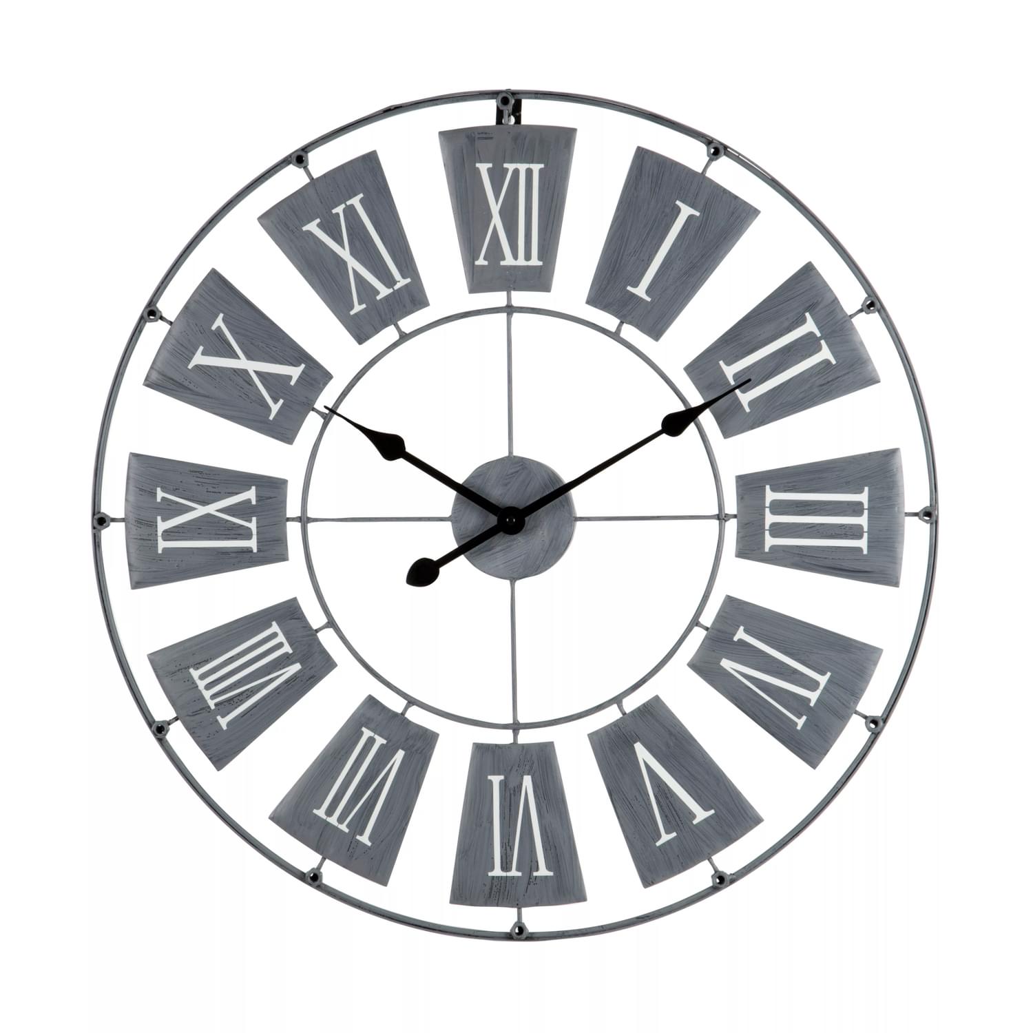 Vitus Grey Metal Small Wall Clock – Julian Charles Home