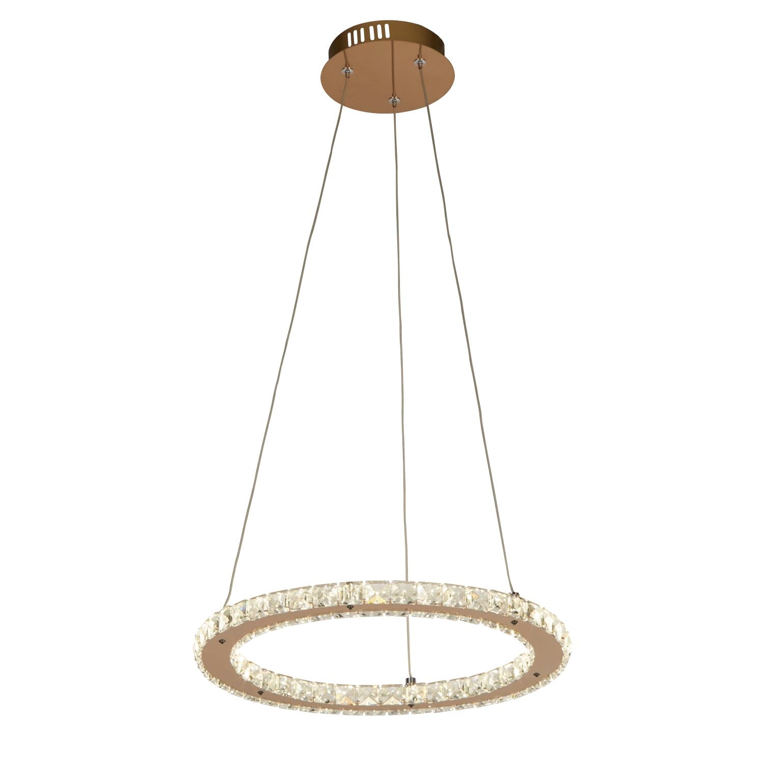 Copper LED Ring Pendant Ceiling Light – Julian Charles Home