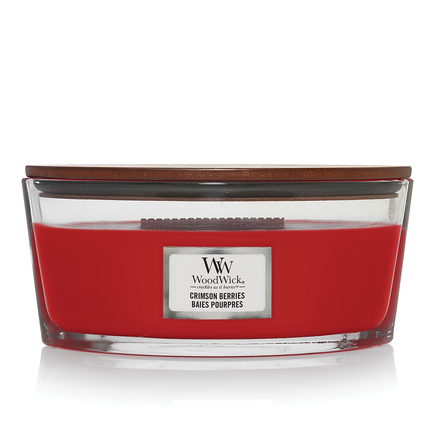 Woodwick Ellipse Crimson Berries Candle – Julian Charles Home