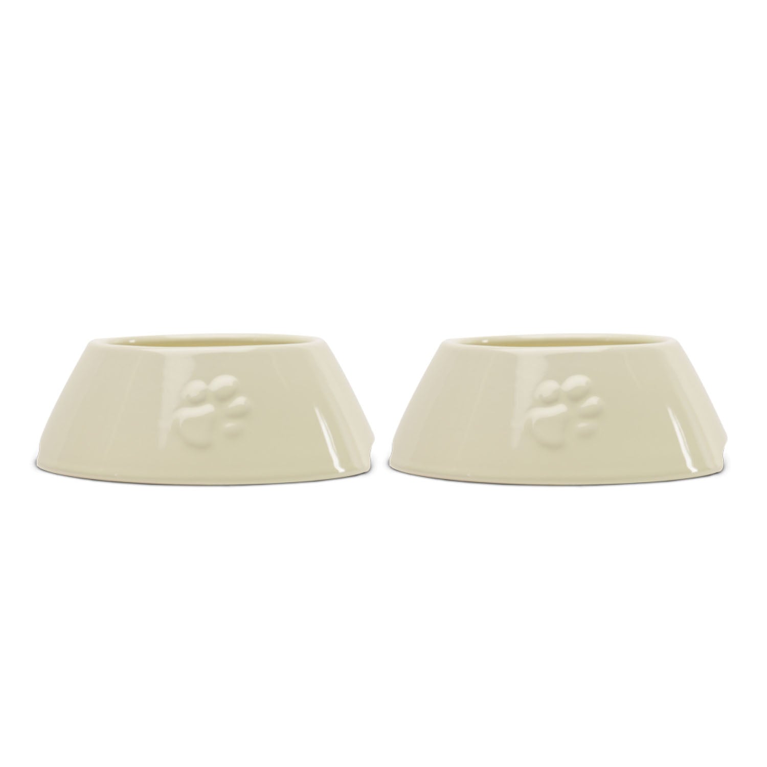 Scruffs Icon Cream 2 Piece Long Eared Dog Bowl Set – Julian Charles Home