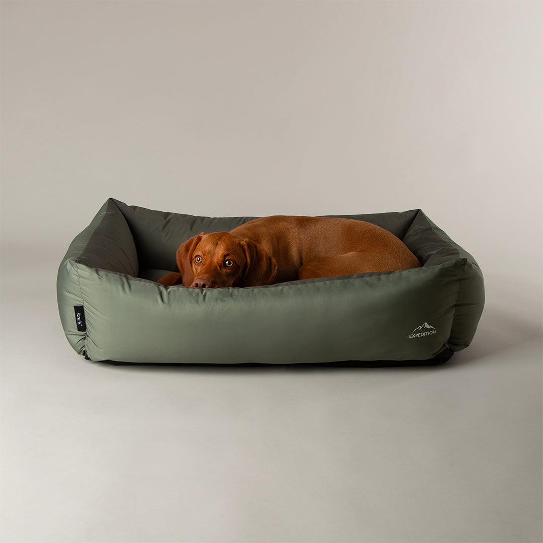 Scruffs Expedition Khaki Green Dog Box Bed – Julian Charles Home