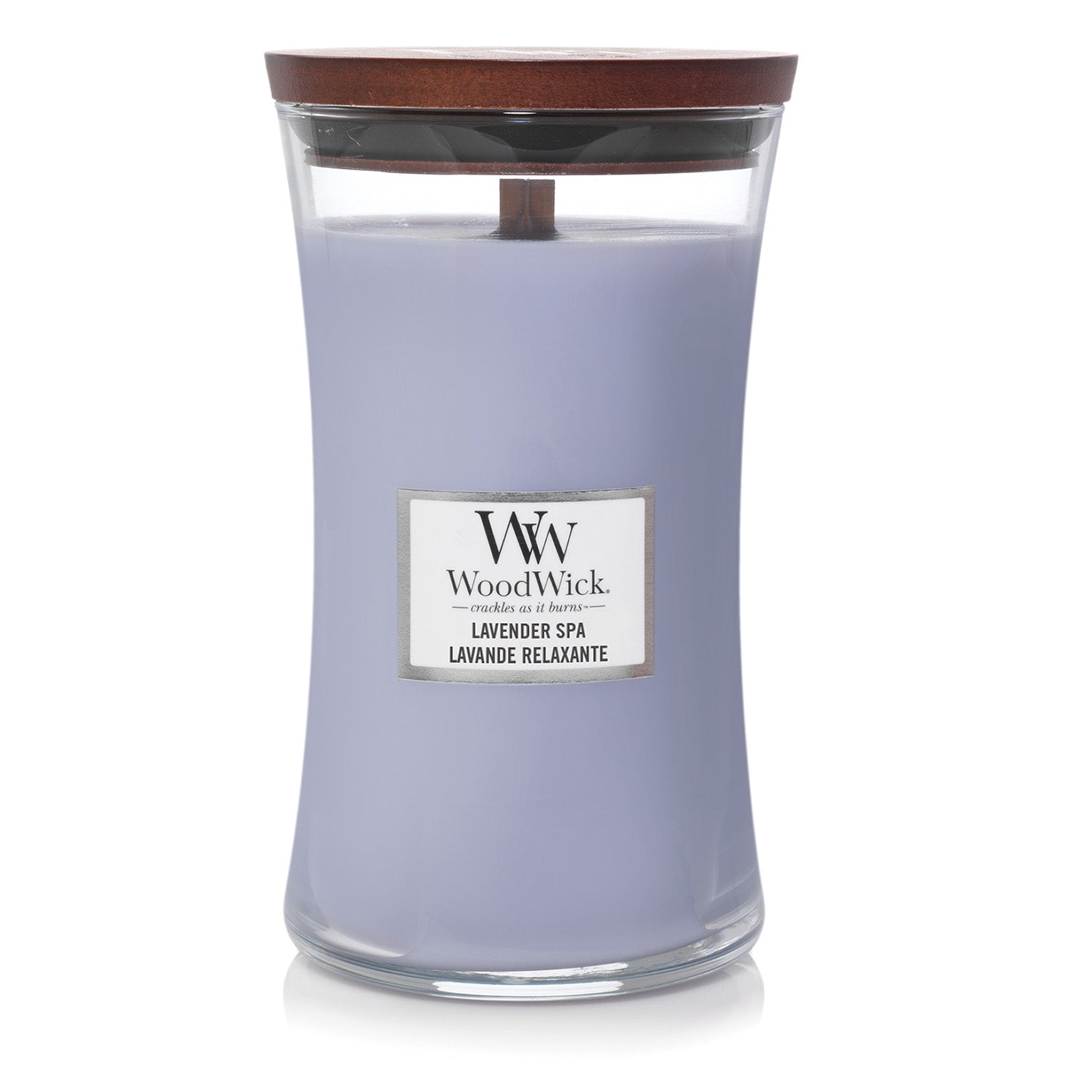 Woodwick Lavender Spa Large Hourglass Candle – Julian Charles Home