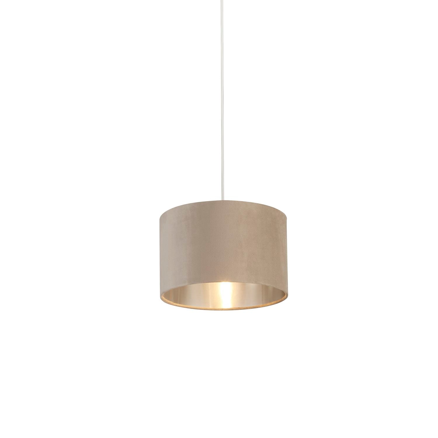 Taupe Velvet Light Shade (27cm) – Julian Charles Home