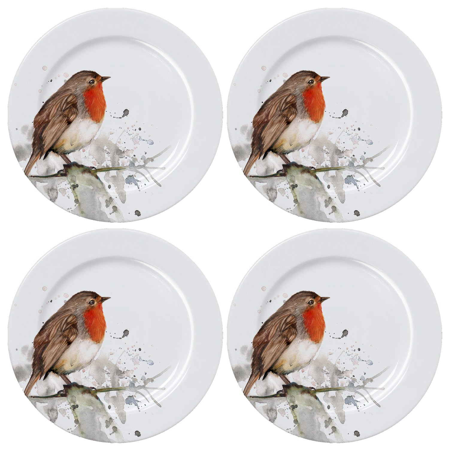 Meg Hawkins Robin Dinner Plates (Set of 4) – Julian Charles Home
