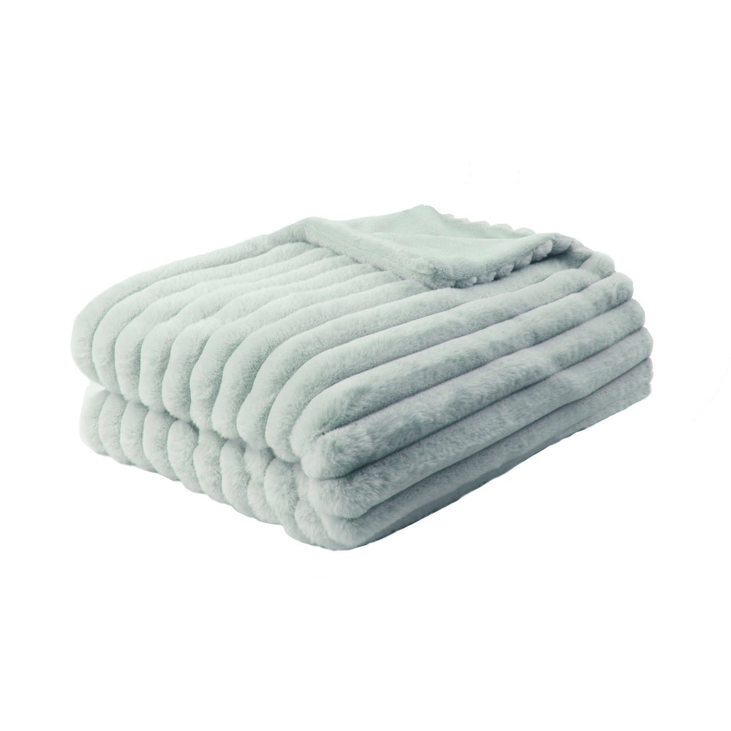 Morritz Green Faux Fur Throw (130cm x 180cm) – Julian Charles Home