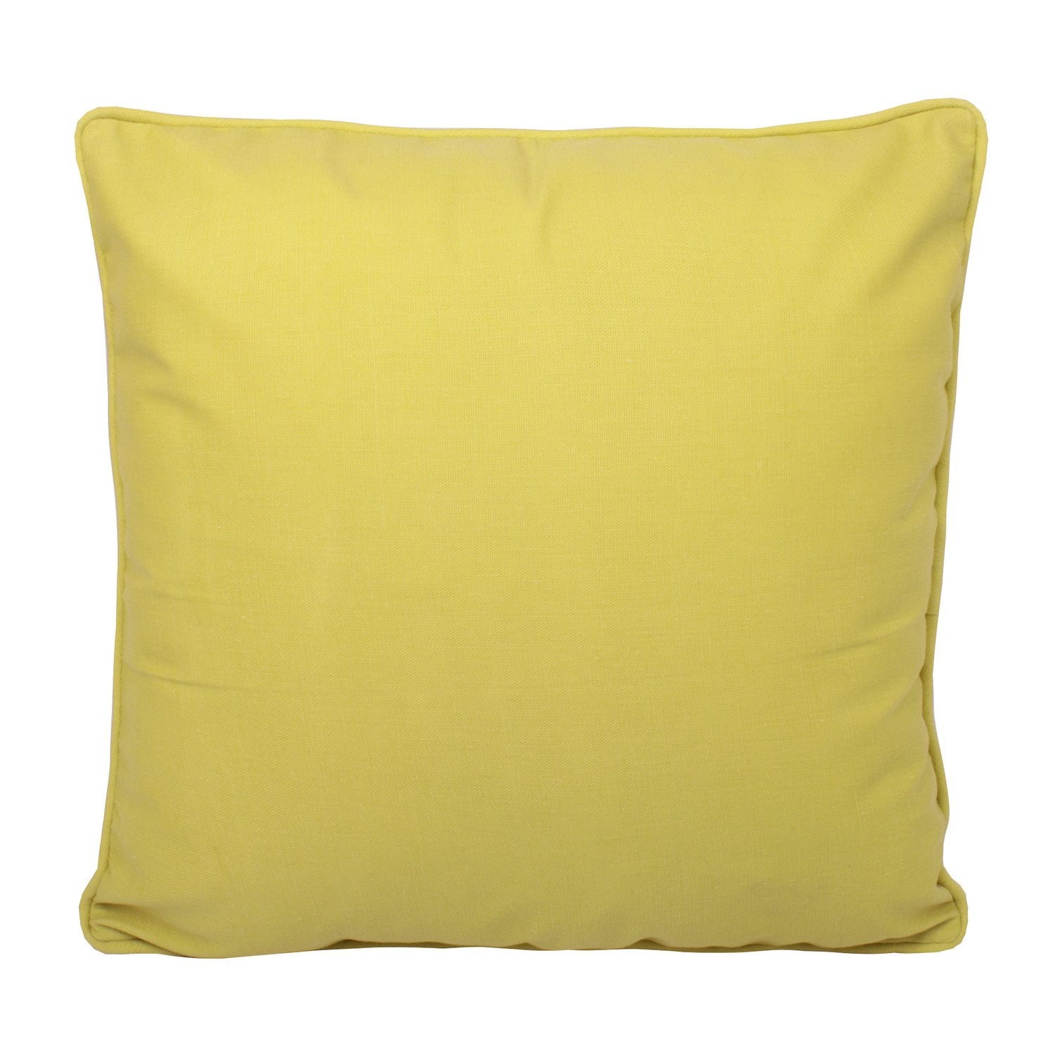 Yellow Plain Dye Outdoor Cushion (43cm x 43cm) – Julian Charles Home
