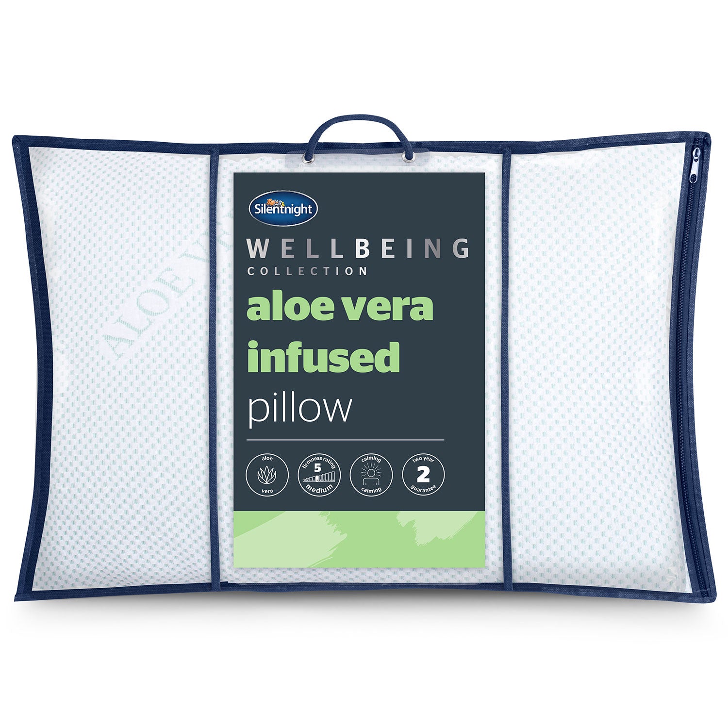 Silentnight Wellbeing Aloe Vera Anti Allergy Pillow – Julian Charles Home
