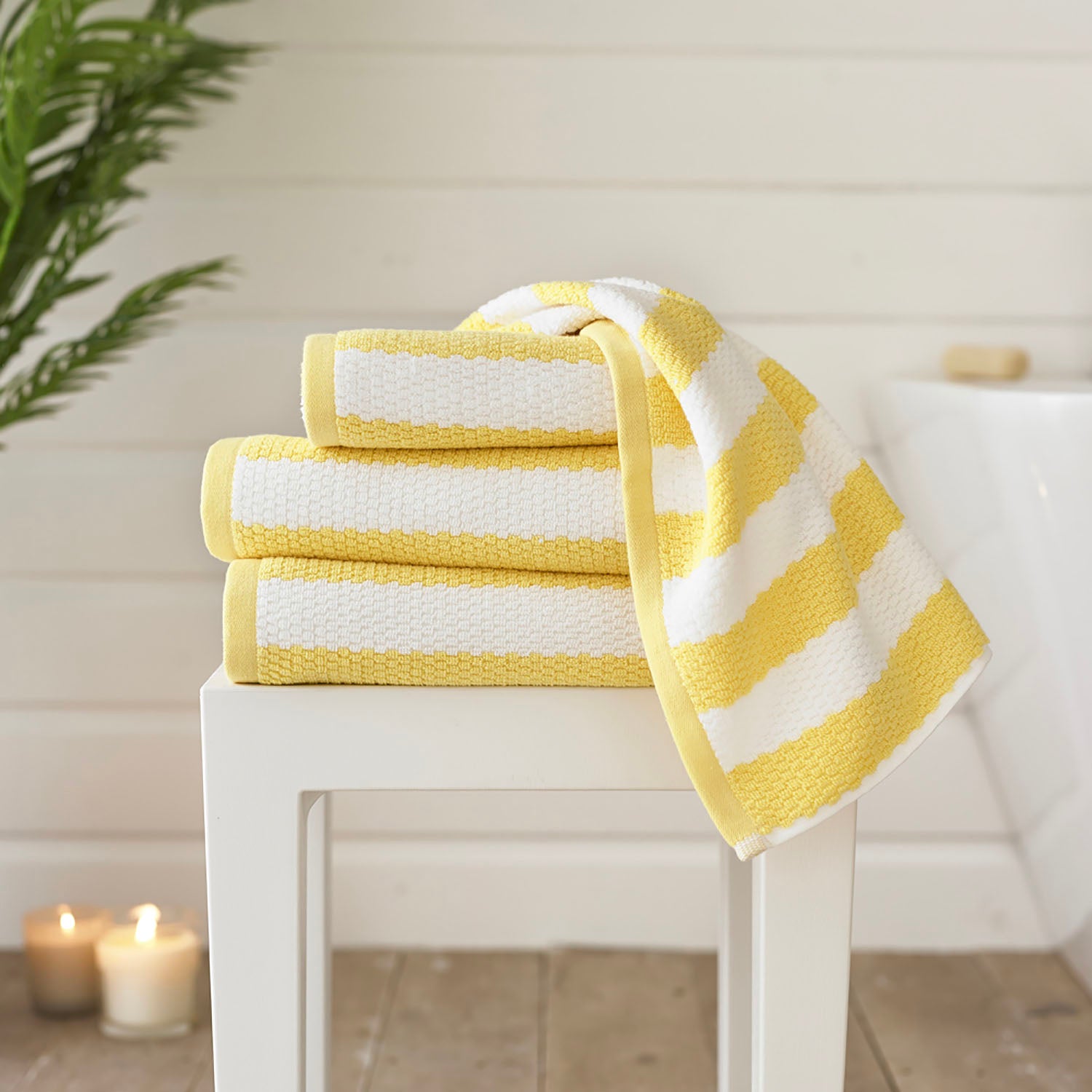 Lobster Creek Yellow Boston Towels – Julian Charles Home