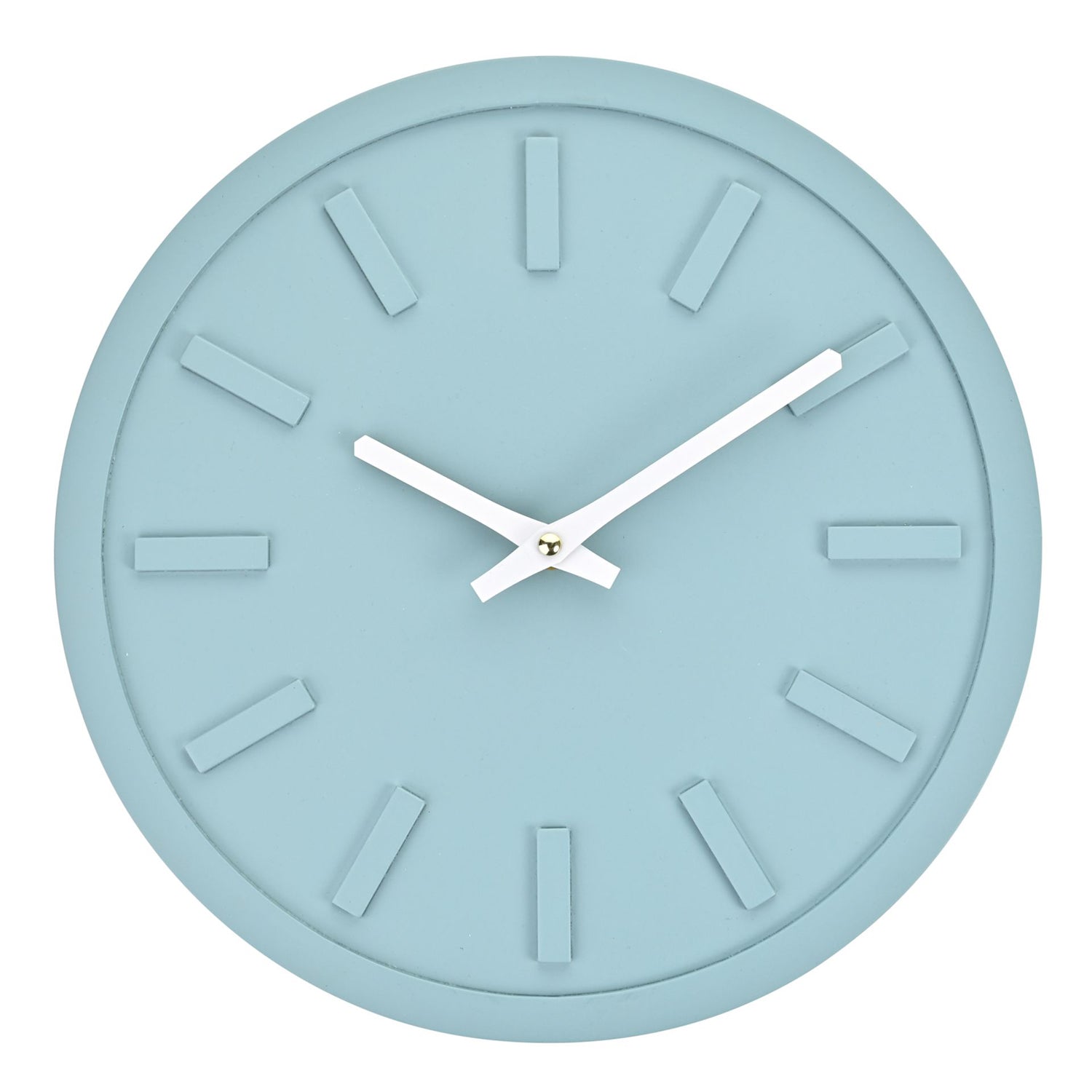 Interval Minimalist Teal Wall Clock – Julian Charles Home