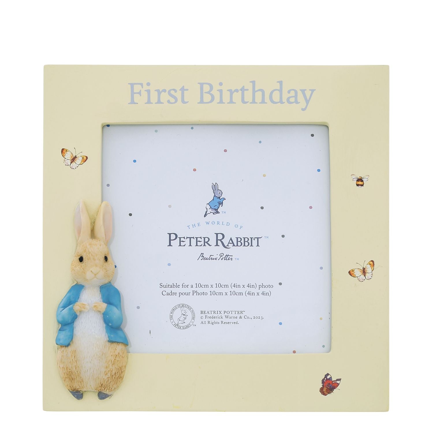 Beatrix Potter Peter Rabbit First Birthday Photo Frame – Julian Charles ...