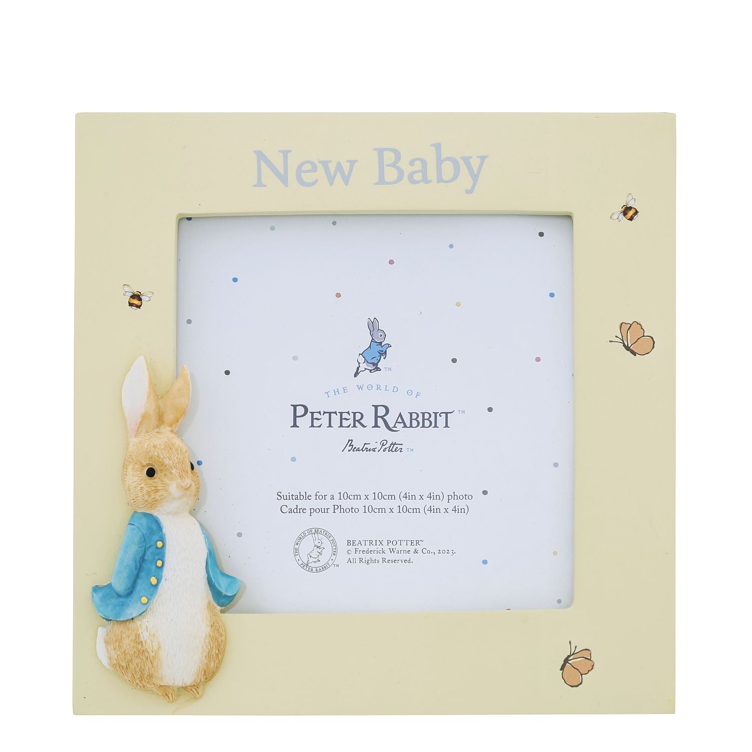 Beatrix Potter Peter Rabbit New Baby Photo Frame – Julian Charles Home