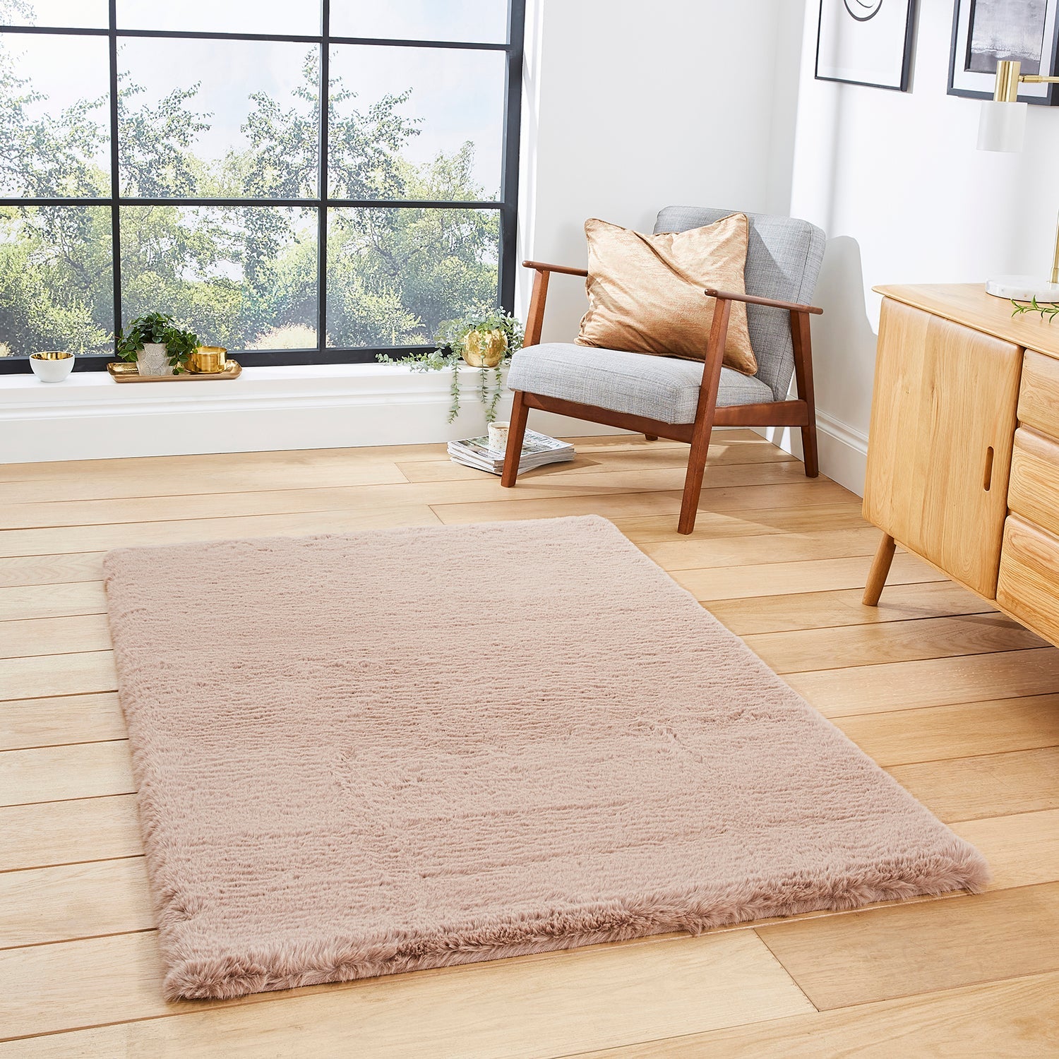 Super Teddy Mink Shaggy Rug – Julian Charles Home