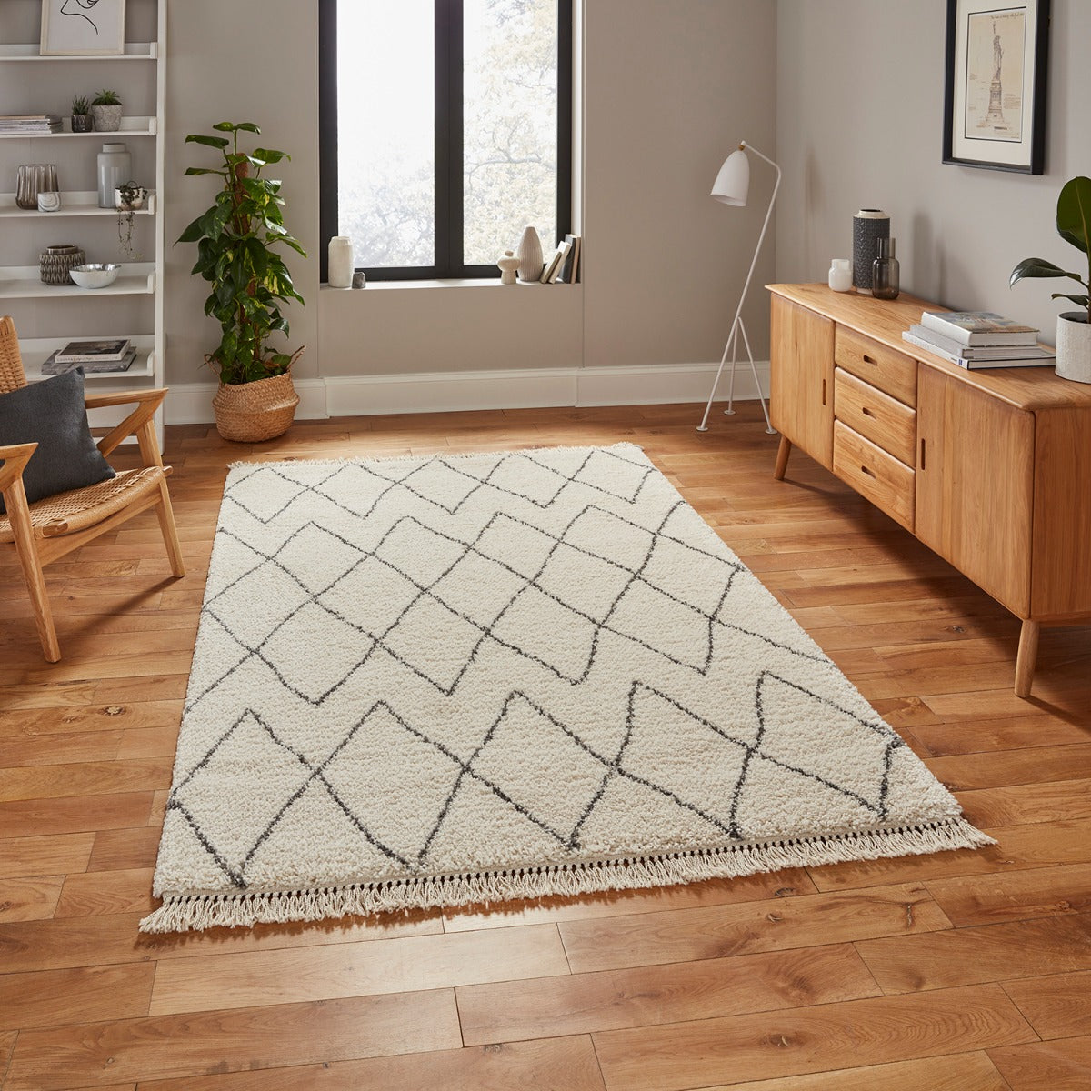 Boho Cream Rug – Julian Charles Home